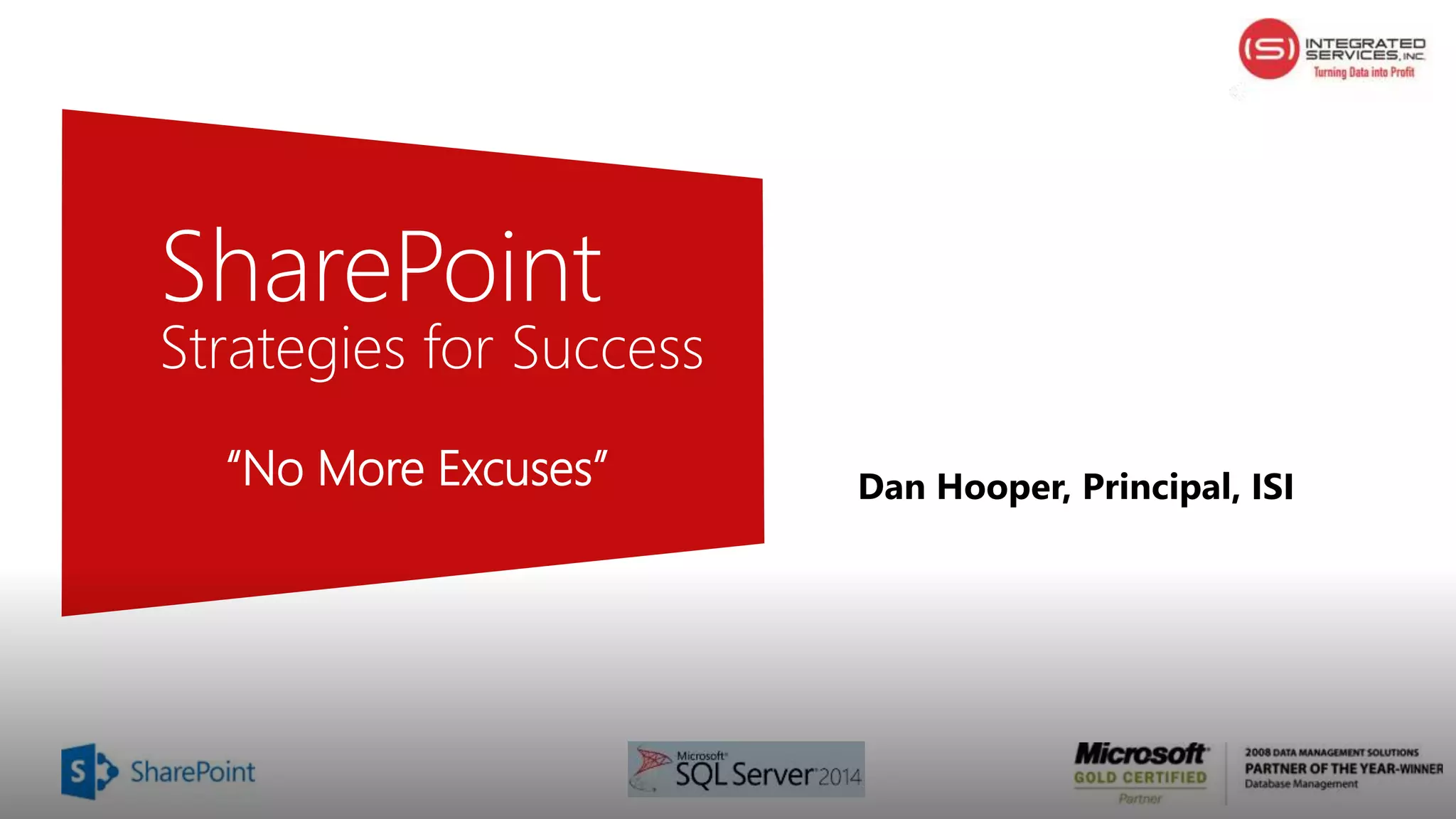 SharePoint Strategies for Success | PPTX