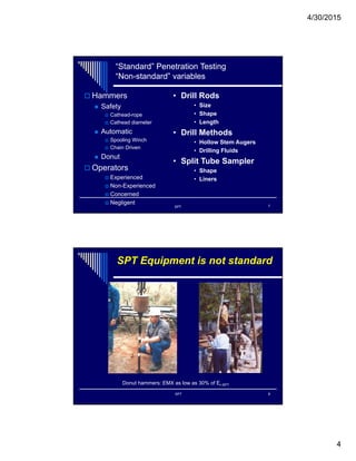 Spt energy calibration frank rausche | PDF