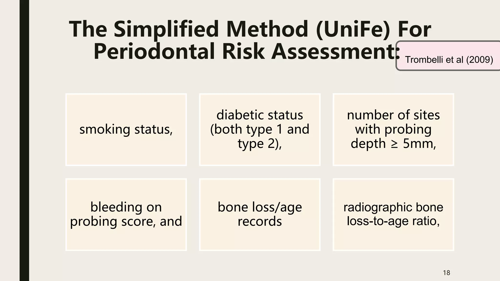 Supportive Periodontal Therapy Part 2 | PPTX