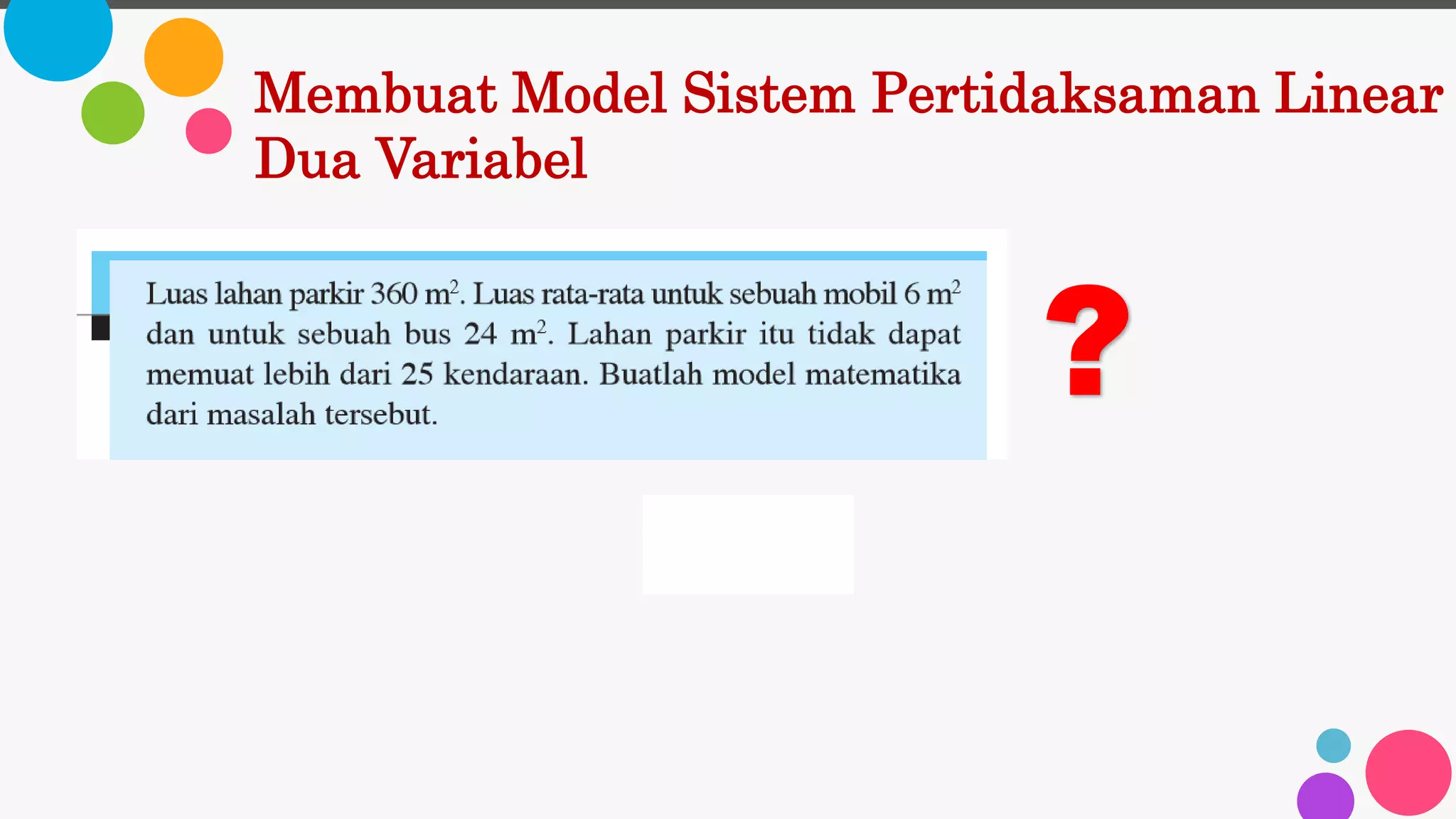 PPT SPTLDV Program LInear (pertemuan 1) | PPT