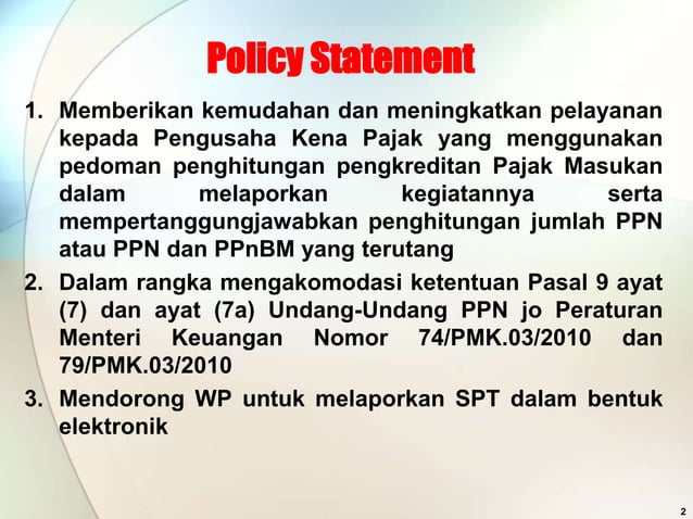 Spt masa ppn 1111 dm edit 28 okt 2010 pagi | PPTX