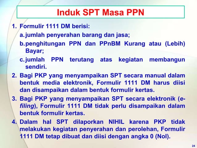 Spt masa ppn 1111 dm edit 28 okt 2010 pagi | PPTX