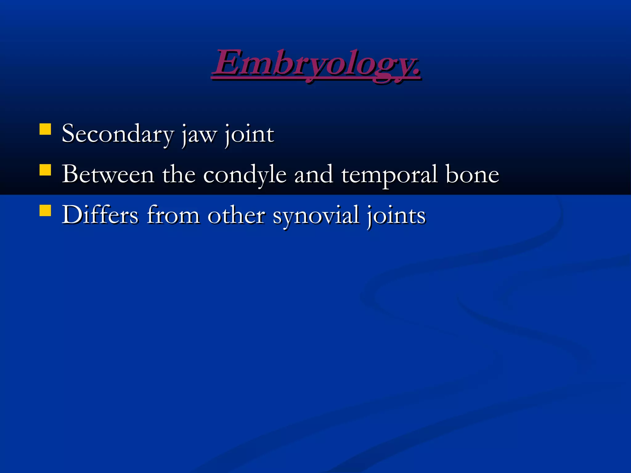 temporomandibular joint-development and anatomy | PPT