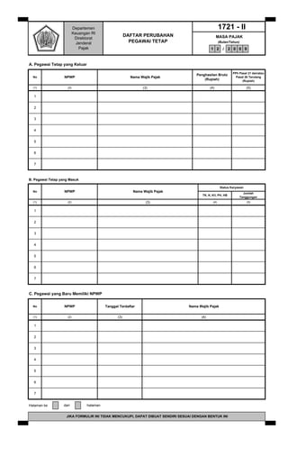 SPT PPh Pasal 21 & 26 Tmt Juli 2009 | PDF
