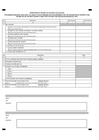 Spt tahunan pph wajib pajak orang pribadi formulir 1770 | PDF