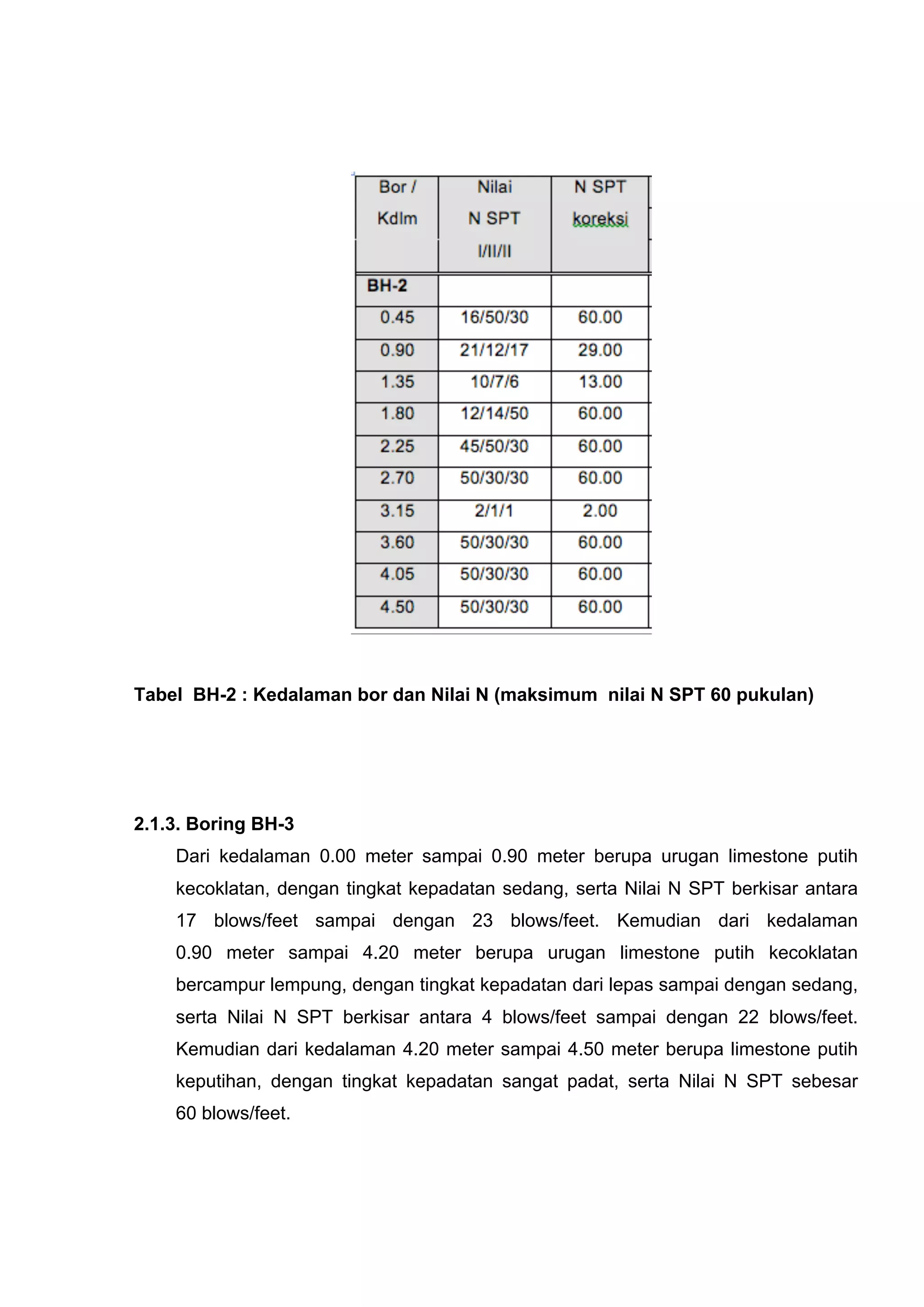 Spt test report | PDF
