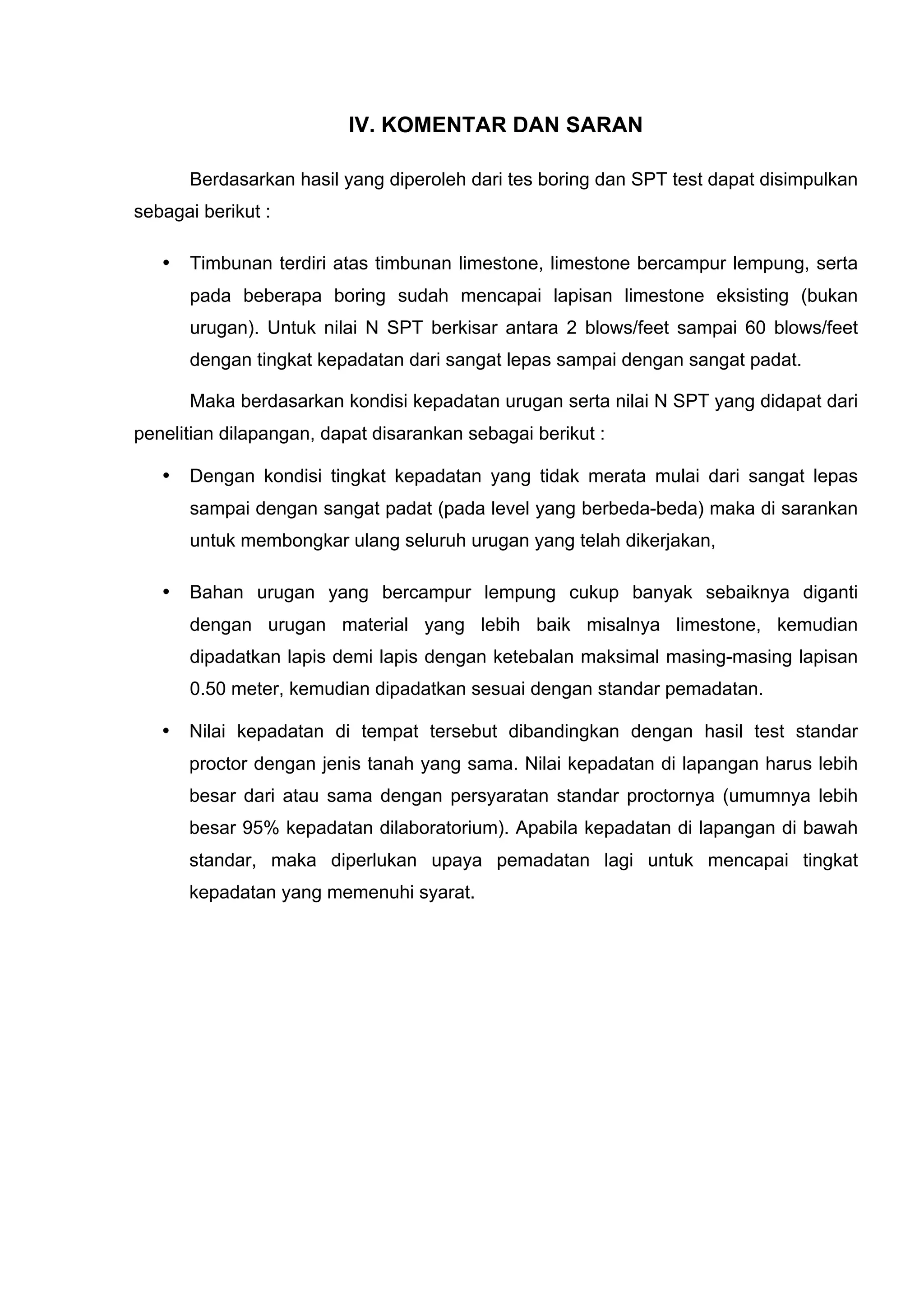 Spt test report | PDF