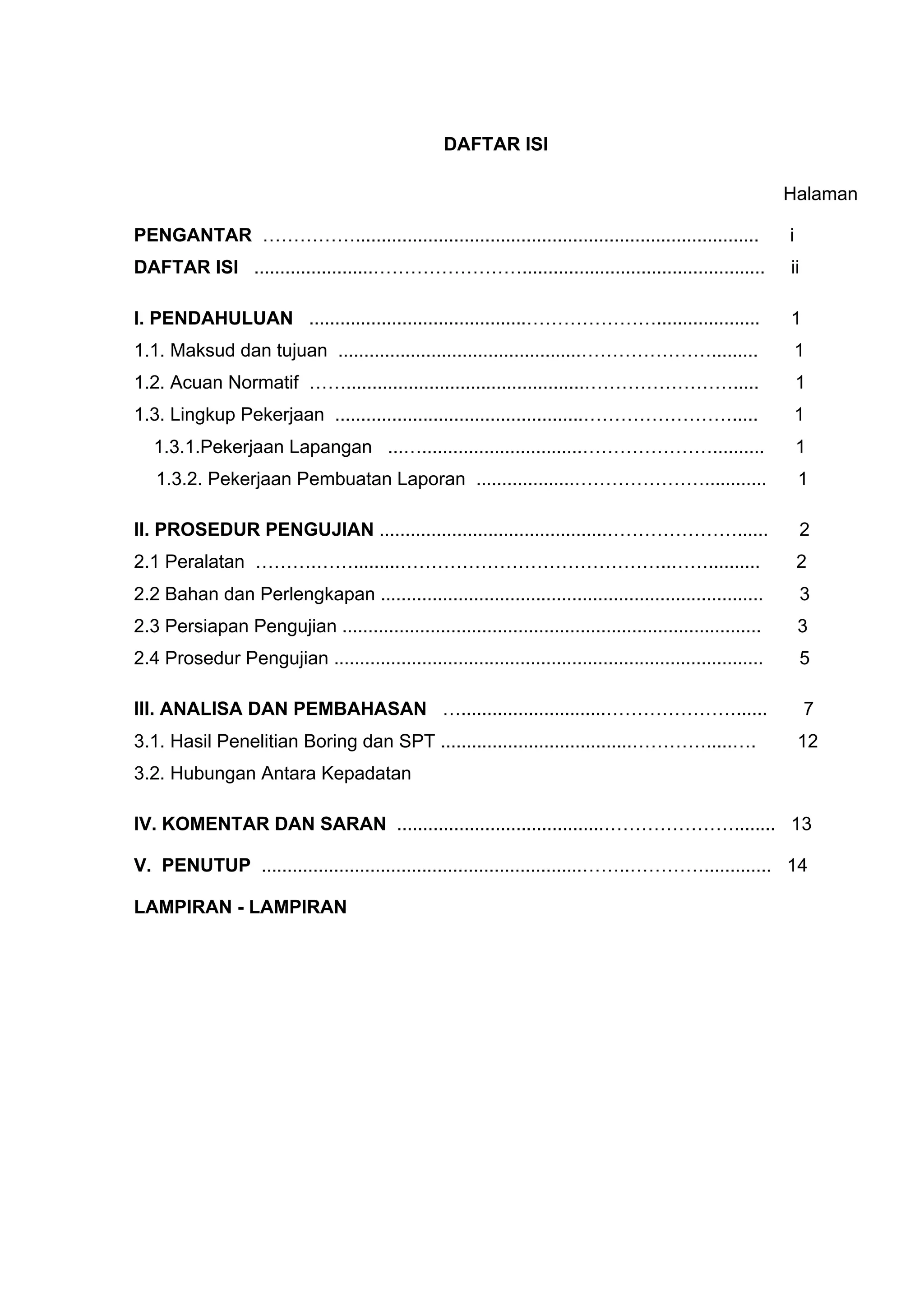 Spt test report | PDF