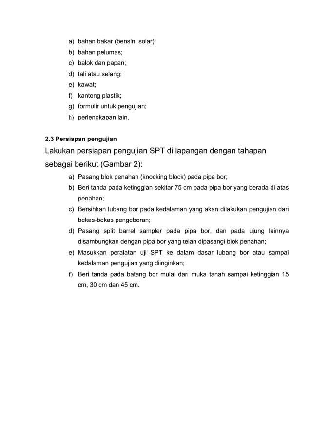 Spt test report | PDF