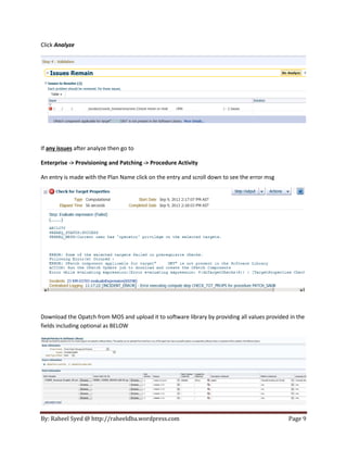 CPU/SPU patch deploy through OEM 12c in offline mode | PDF