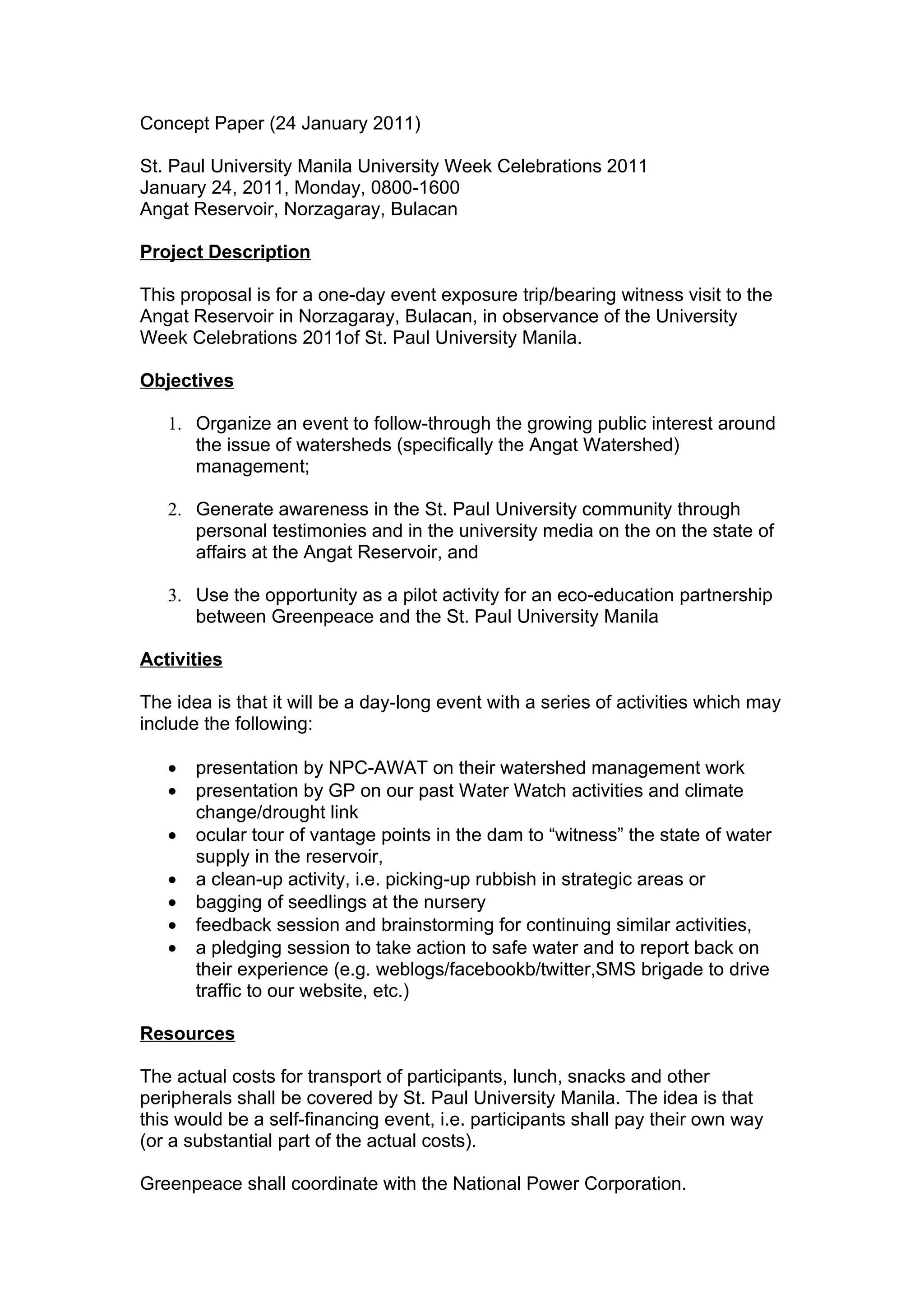 Spu m proposal for npc | DOC