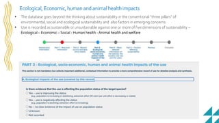 Tools for assessing the value and sustainability of species use | PPT