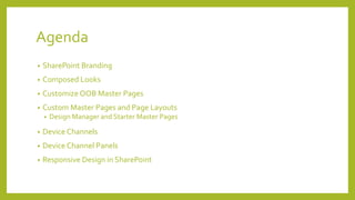 SharePoint 2013 Branding | PPTX | Web Design and HTML | Internet