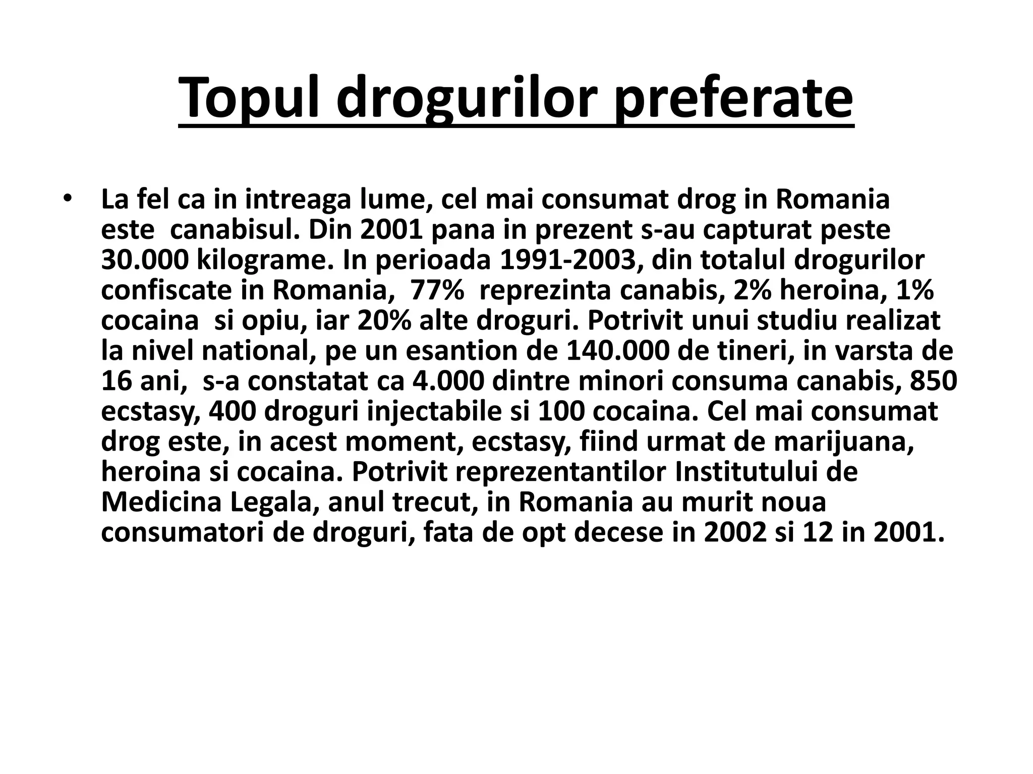 Spune nu droguri | PPTX