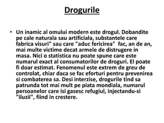 Spune nu droguri | PPTX
