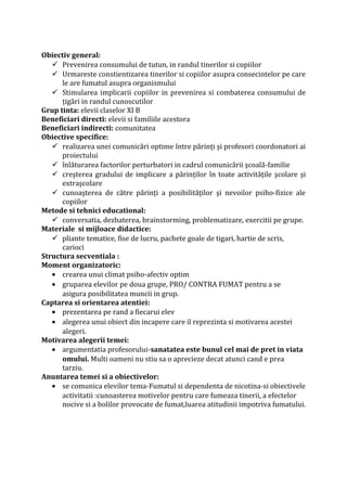 Spune nu fumatului | DOC