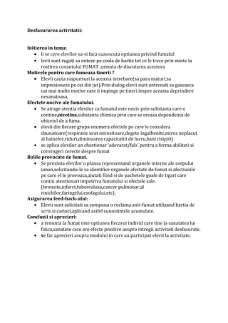 Spune nu fumatului | DOC