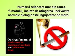 Spune nu tutunului! | PPT