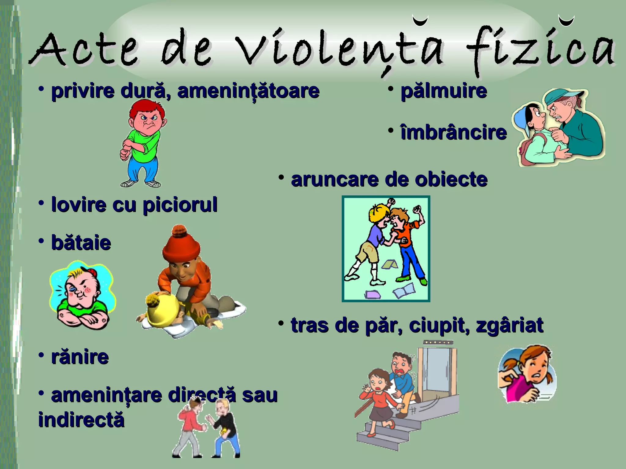 Spune nu violentei | PPT