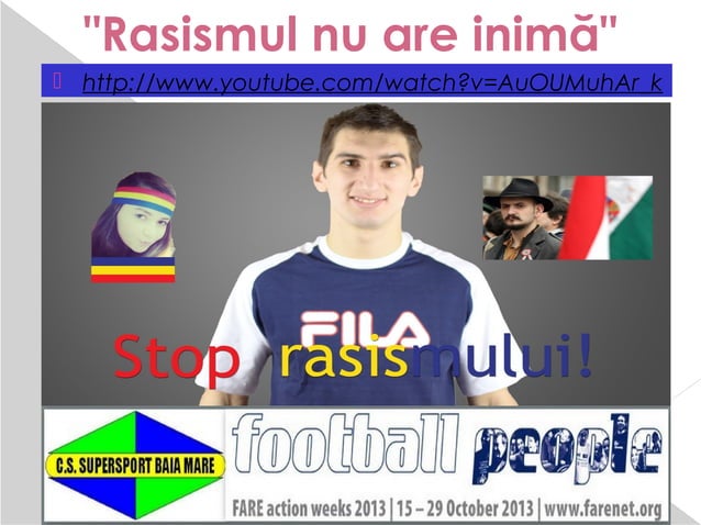 Spune stop rasismului | PPT