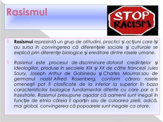 Spune stop rasismului | PPT