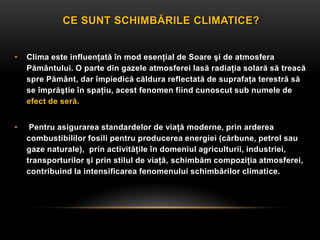Spune stop schimbărilor climatice diana, oana | PPT
