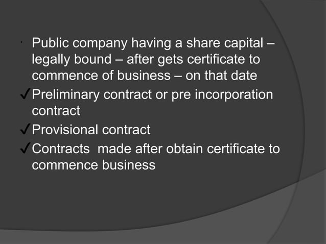 Secretarial practice - Stages of incorporation | PPTX | Legal Services ...