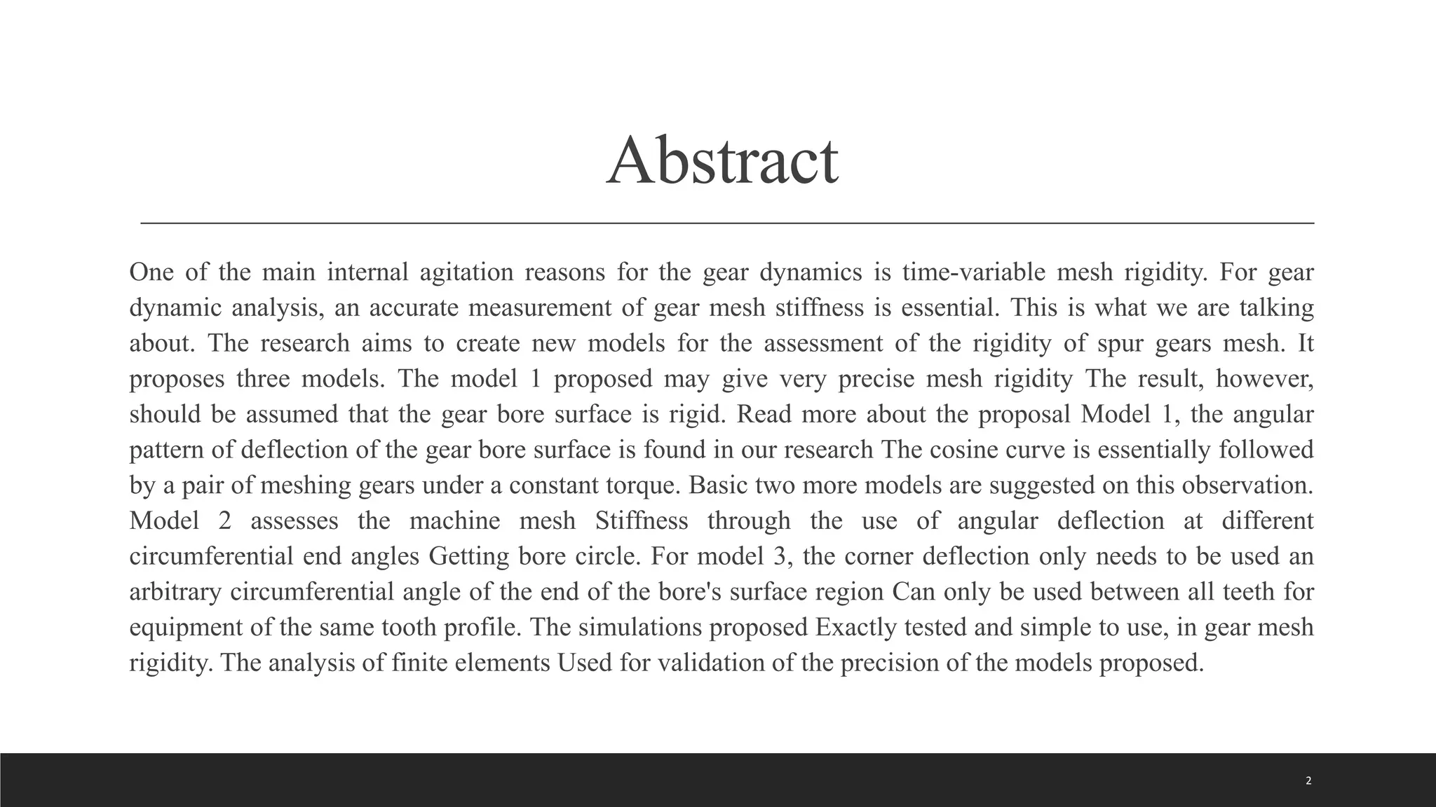 Three new models for evaluation of standard involute spur gear | Mesh ...