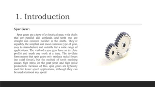 Three new models for evaluation of standard involute spur gear | Mesh ...