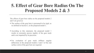 Three new models for evaluation of standard involute spur gear | Mesh ...