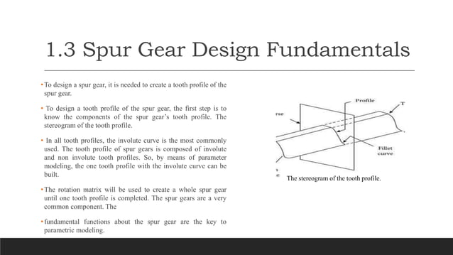Three new models for evaluation of standard involute spur gear | Mesh ...