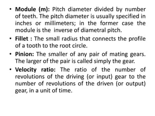 Spur gear and design of spur gear | PPTX | Physics | Science