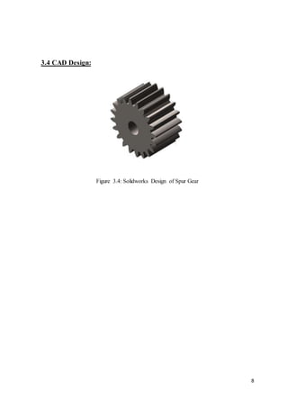 Spur Gear, machine design paper by Amitav Roy | DOCX