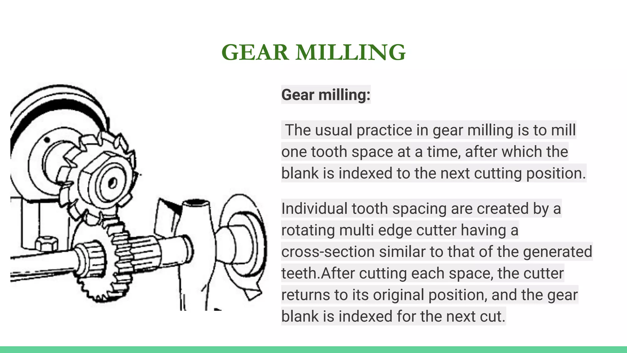 Spur gears and its manufacturing processes | PDF