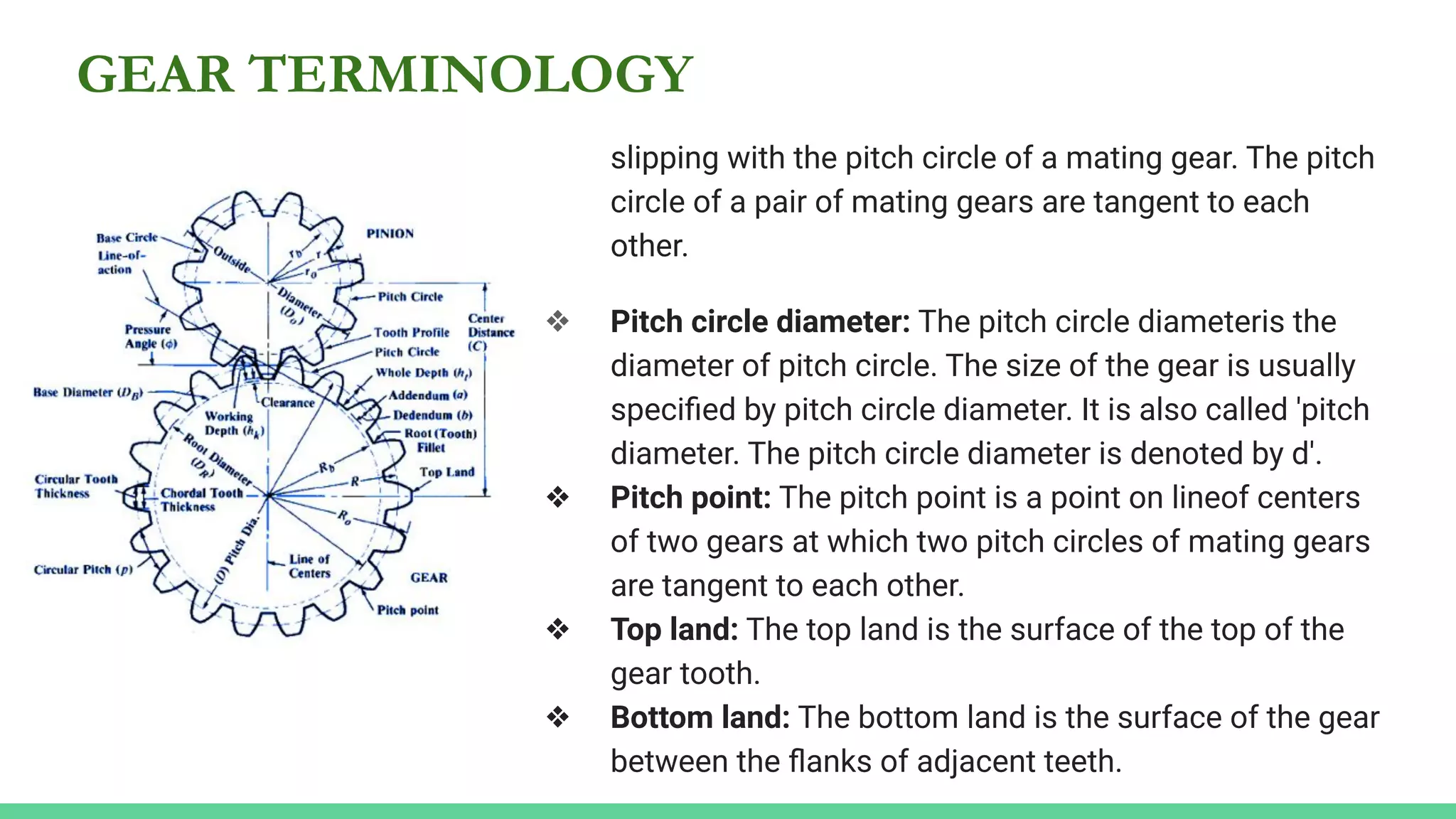 Spur gears and its manufacturing processes | PDF