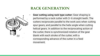 Spur gears and its manufacturing processes | PPT