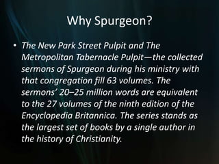 Spurgeon | PPTX