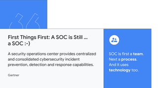 SOC Lessons from DevOps and SRE by Anton Chuvakin | PPTX