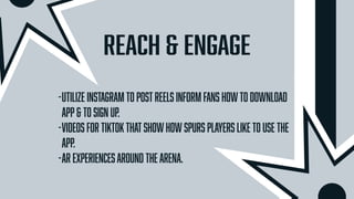 San Antonio Spurs Digital Marketing Plan | PPTX