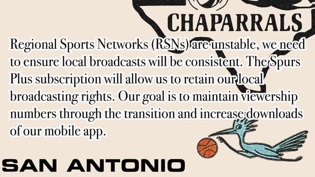 San Antonio Spurs Digital Marketing Plan | PPTX