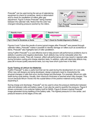 Using Fujifilm Prescale During The Manufacture and Test of Li-ion Cells ...