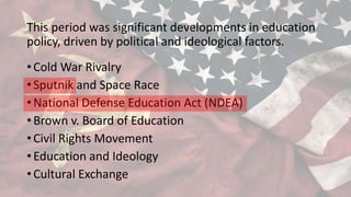 SPUTNIK,NDEA, 21st CENTURY SKILLS power point presentation | PPTX