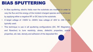 Sputtering ( Microelectronics & IC Technology ) | PPTX | Chemistry ...