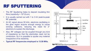 Sputtering ( Microelectronics & IC Technology ) | PPTX