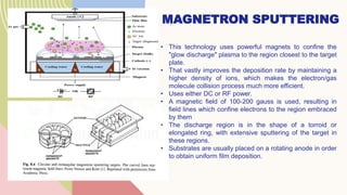 Sputtering ( Microelectronics & IC Technology ) | PPTX