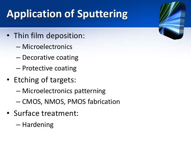 Sputtering process