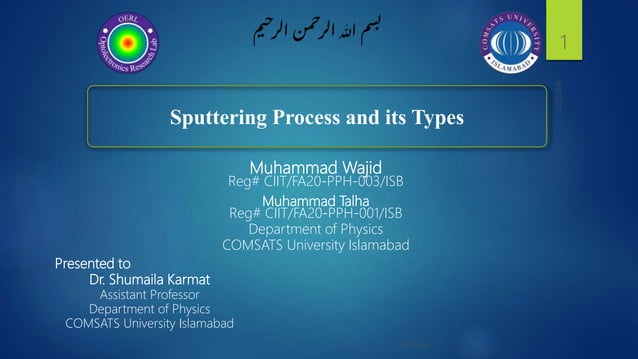 Sputtering process and its types | PPTX | Chemistry | Science