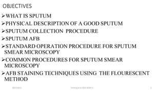 Sputum Examination and Analysis | PPTX