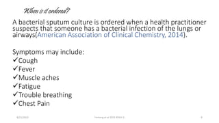 Sputum Examination and Analysis | PPTX