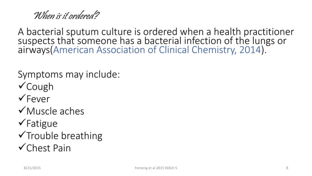Sputum Examination and Analysis | PPTX | Lung and Respiratory Health ...